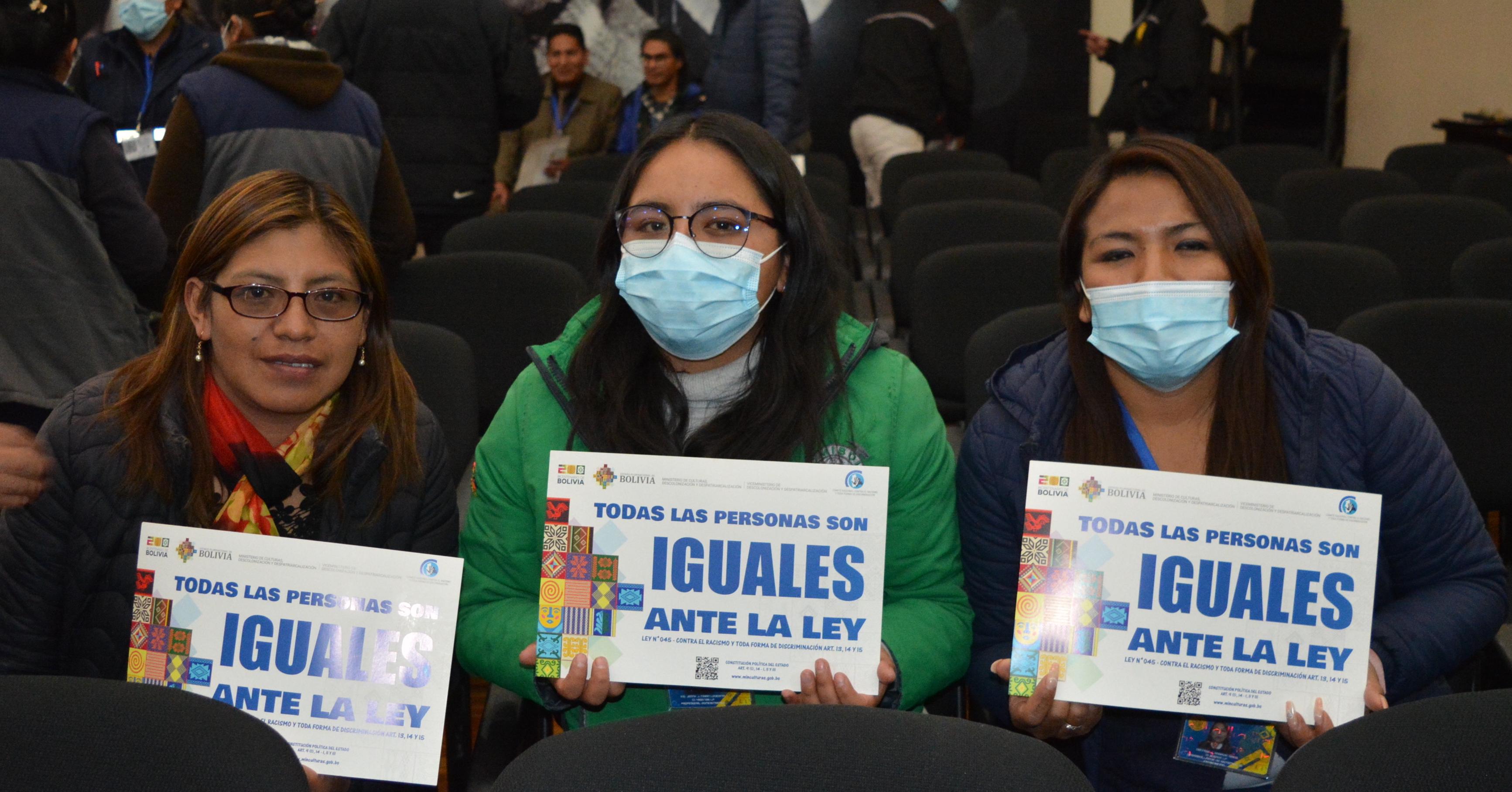 COMIBOL socializa la Ley No 045 contra el Racismo y toda forma de ...