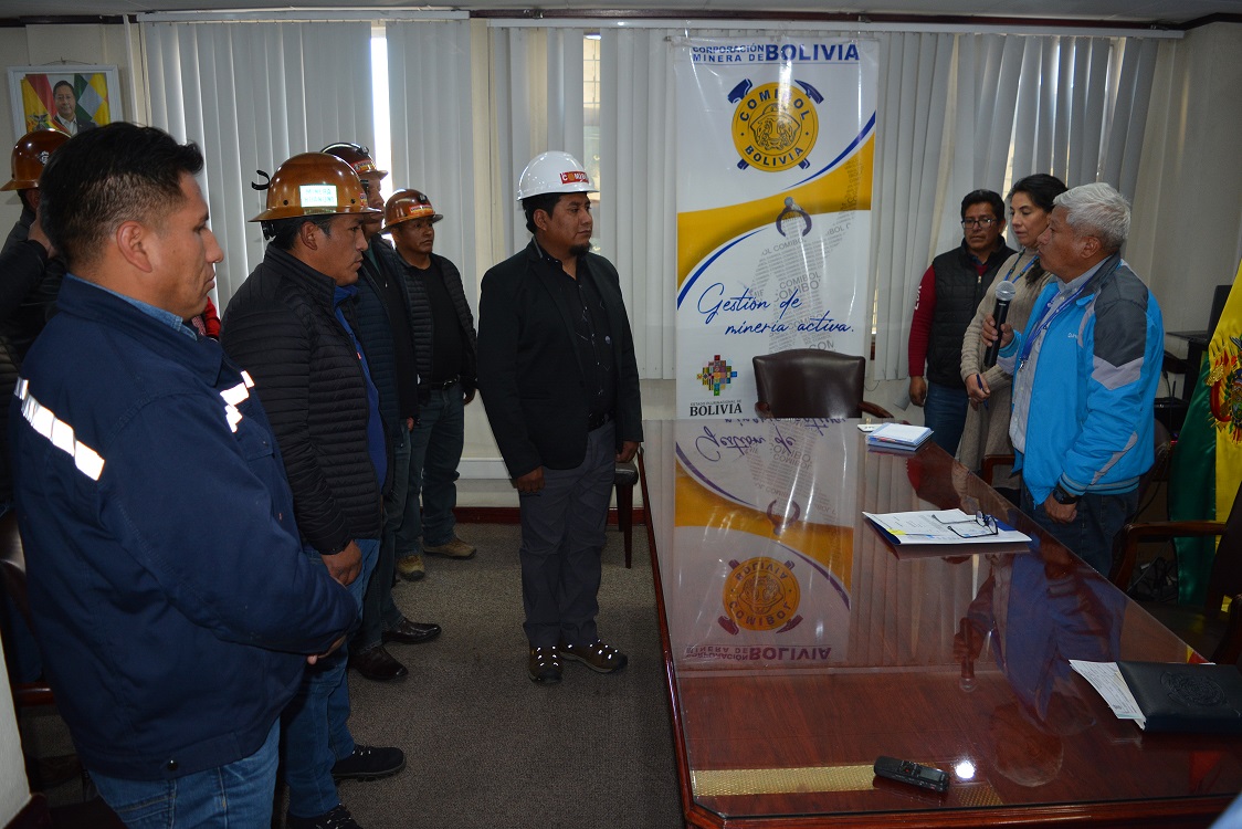 Fernando Hernán Paillo asume Gerencia de la Empresa Minera Huanuni